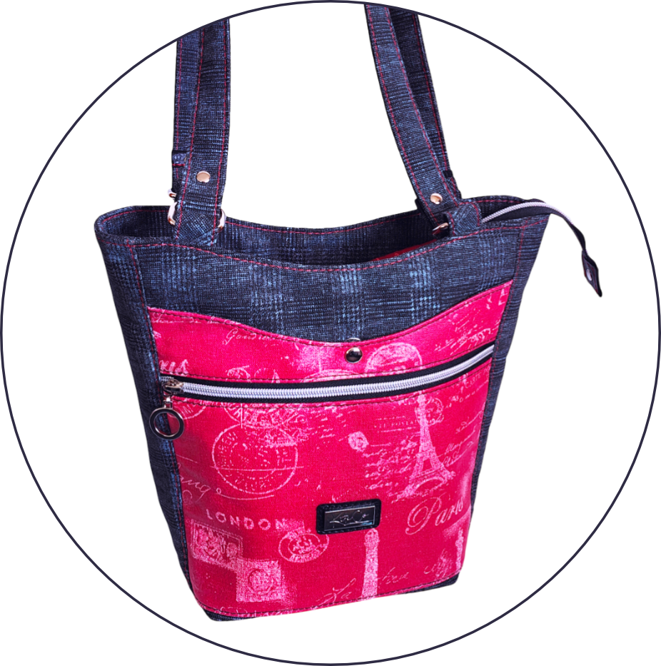 Kiwi-B Tote- Beginner-Friendly Modern Tote Bag Sewing Pattern ...