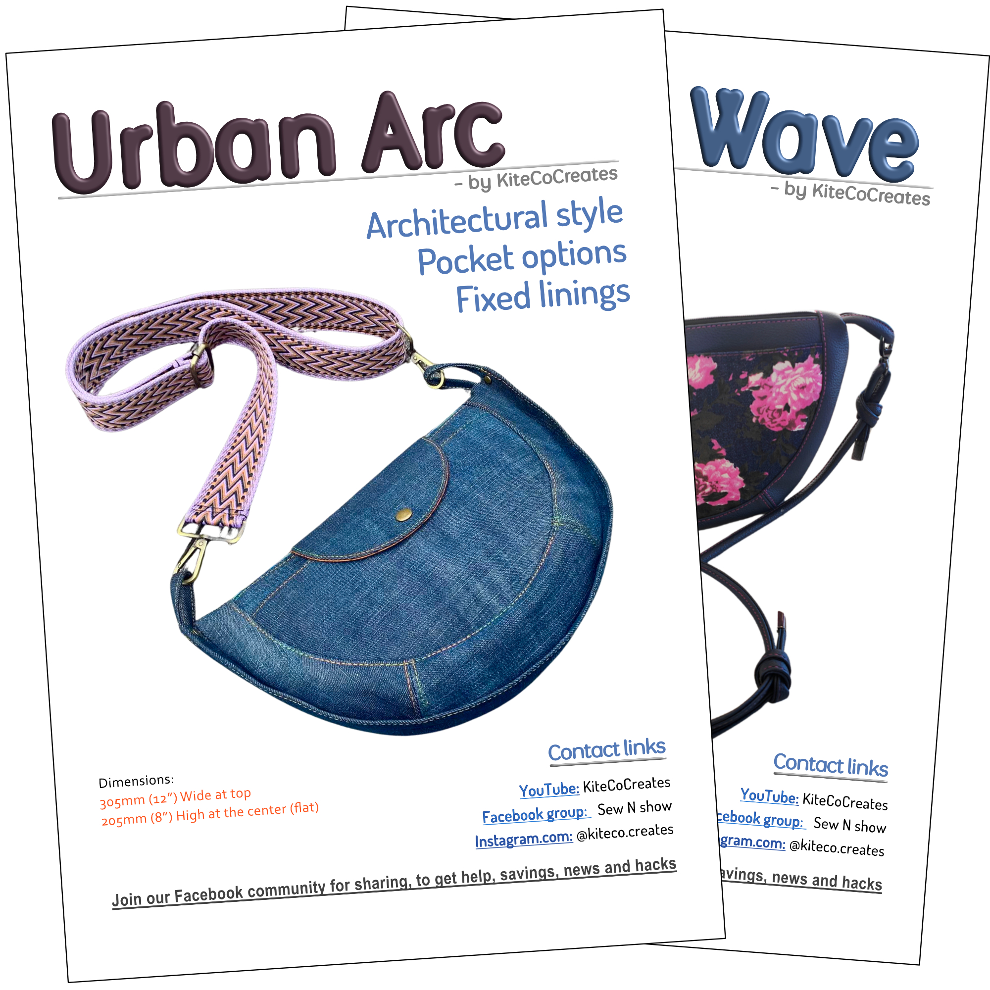 Urban– Bag Series Bundle (Arc + Wave) - KiteCoCreates